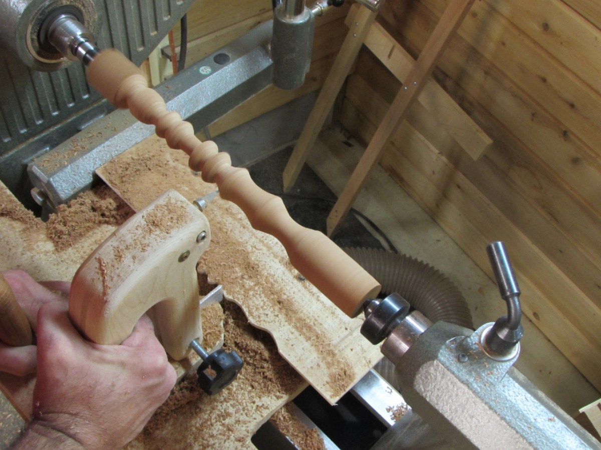 Lathe duplicator experiment | Midnight Woodworking