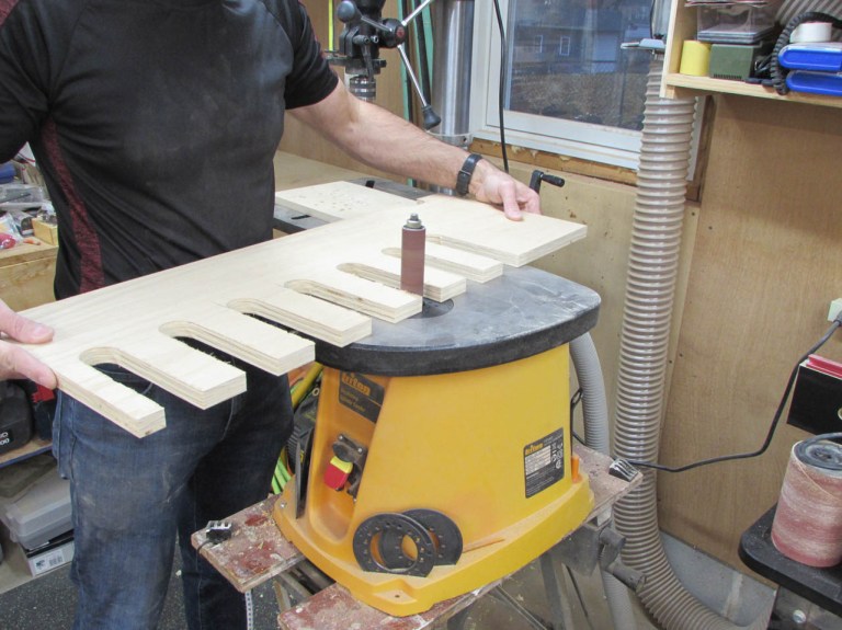 Screw gun storage/charging station | Midnight Woodworking