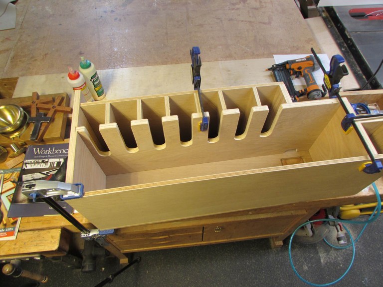 Screw gun storage/charging station | Midnight Woodworking