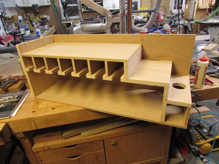 Screw gun storage/charging station | Midnight Woodworking